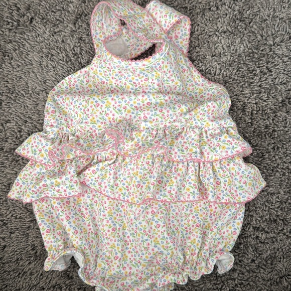 Kissy Kissy | One Pieces | Kissy Kissy Floral Ruffle One Piece Pink And ...